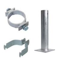 China Customized Steel Air Conditioner Bracket with Zinc Plated Finish 100mm Load Capacity for sale