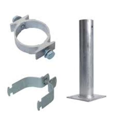 China Customized Steel Air Conditioner Bracket with Zinc Plated Finish 100mm Load Capacity for sale