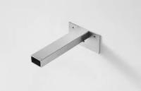 China Custom Stainless Steel Wall Mounting Bracket 1.5mm Thickness 8-20 inch for Furniture Construction for sale