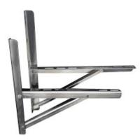 China Stainless Steel Wall Mounting Brackets 1.5mm Thickness for Bending Stamping 8 to 20 Inch Sizes for sale