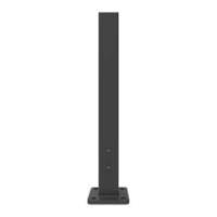 China Customized Brass Road Side Sign Pole Base and Top Brackets for Customer's Request for sale
