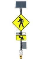 China Customized Brass Road Side Sign Pole Base and Top Brackets for Customer's Request for sale