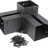 China Customized Steel Pergola Brackets Kit for Air Conditioner Parts Heavy Duty 500kg Load for sale