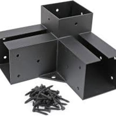 China Customized Steel Pergola Brackets Kit for Air Conditioner Parts Heavy Duty 500kg Load for sale