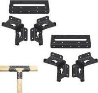 China Customized Steel Pergola Brackets Kit for Air Conditioner Parts Heavy Duty 500kg Load Capacity for sale