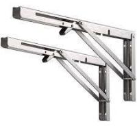 China Custom Wall Mounted Shelf Brackets for Air Conditioner Parts Steel Aluminum Custom Size for sale