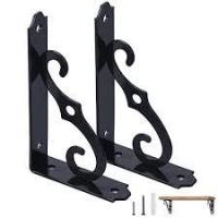 China Custom Wall Mounted Shelf Brackets for Air Conditioner Parts Steel Aluminum Custom Size for sale