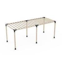 China Steel Pergola Brackets Kit Custom Size Powder Coated for Outdoor Construction for sale