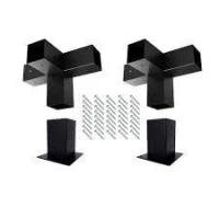 China Steel Pergola Brackets Kit Custom Size Powder Coated for Outdoor Construction for sale