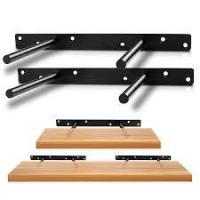 China Customized Wall Mounted Shelf Bracket Steel Aluminum Stainless Steel 100kg Load Capacity for sale