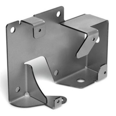 China Custom Powder Coated Steel Bending Parts Fabrication for Machinery OEM 90 Degree Angle Brackets for sale