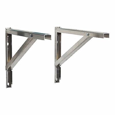 China Custom Stainless Steel Wall Mounted Shelf Brackets for Air Conditioner 200kg Load Capacity for sale