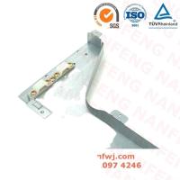 China Custom Stainless Steel Right Angle Brackets Bending Parts OEM Fabrication 90 Degree for sale