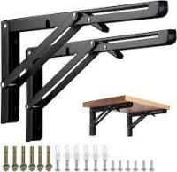 China Custom Wall Mounted Shelf Brackets Steel 0.4-3mm Thickness Heavy Duty Loading Capacity for sale