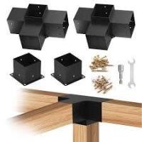 China Steel Pergola Brackets Kit Custom Sizes 1.5mm Thickness Heavy Duty Galvanized Bracket for sale