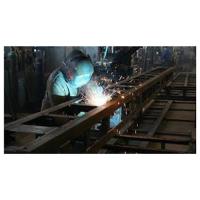 China Custom Welded Steel Frame Fabrication Heavy Duty Metal Parts Stamping 800 Ton Press for sale