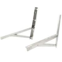 China Custom Steel Air Conditioner Brackets Heavy Duty Load Capacity 100kg Zinc Plated for sale