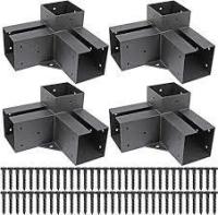 China Custom Steel Pergola Brackets Kit Heavy Duty Load Capacity 500kg for Construction for sale