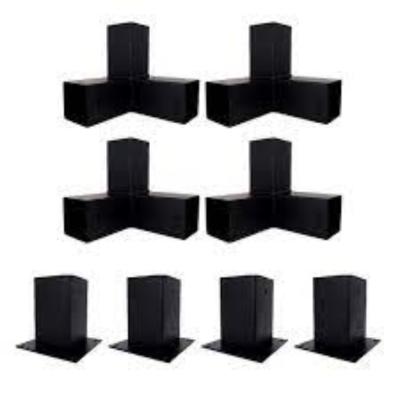 China Steel Pergola Brackets Kit for Air Conditioner Parts Custom Size Zinc Plated for sale