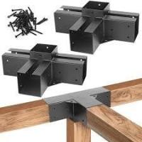 China Steel Pergola Brackets Kit for Air Conditioner Parts Custom Thickness Options 1.5mm 2.0mm for sale