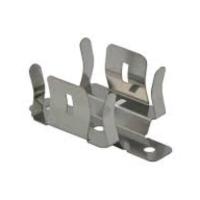 China Custom Powder Coated Steel Bending Parts Fabrication OEM U Shape Angle Brackets for sale
