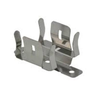 China Custom Powder Coated Steel Bending Parts Fabrication OEM U Shape Angle Brackets for sale