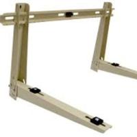 China Custom Steel Air Conditioner Brackets Heavy Duty Load Capacity 100kg Zinc Plated for sale