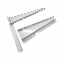 China Custom Steel Air Conditioner Brackets Heavy Duty Load Capacity 100kg Zinc Plated for sale