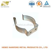 China Custom Stainless Steel U Shape Angle Brackets Bending Parts Fabrication 90 Degree for sale