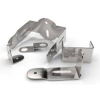 China Custom Stainless Steel U Shape Angle Brackets Bending Parts Fabrication 90 Degree for sale