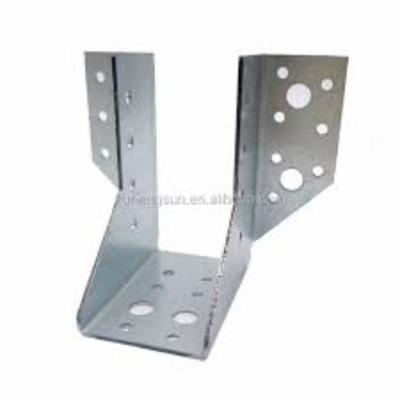 China Custom Heavy Duty Steel Wood Connector Bracket for Construction Hardware 1000kg Load Capacity for sale