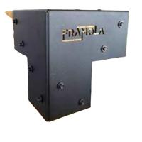 China Custom Steel Pergola Brackets Kit for Outdoor Construction Load Capacity 500kg for sale