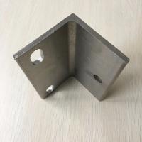 China Custom Stainless Steel Bending Parts Fabrication Stamping Hardware Angle Brackets 90 Degree for sale