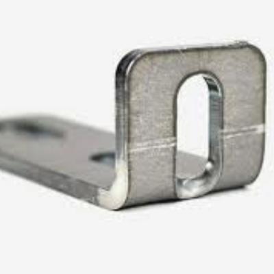 China Stainless Steel U Shape Angle Brackets OEM Bending Parts Fabrication Powder Coating 90 Degree for sale