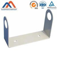 China Stainless Steel U Shape Angle Brackets OEM Bending Parts Fabrication Powder Coating 90 Degree for sale