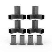 China Custom Steel Pergola Brackets Kit for Construction with High Load Capacity and Zinc Plated Finish for sale