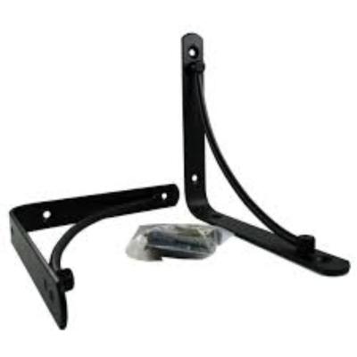 China Steel Wall Mounted Shelf Bracket Custom Size Heavy Duty Load Capacity 100kg for sale