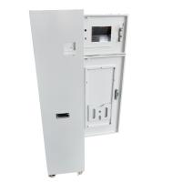 China Custom Metal Cabinet Box Black Steel Sheet Metal Fabrication 0.1-8mm Thickness for sale