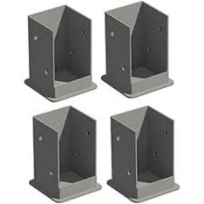 China Custom Steel Pergola Brackets Kit with In-House Inspection 200kg Load Capacity for sale