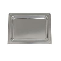 China Custom Nickel Plated Stainless Steel Cold Buffet Tray Display Tray with Lid 1-15mm Thickness for sale