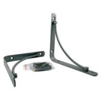 China Custom Steel Wall Mounted Shelf Brackets Heavy Duty Load Capacity 100kg for sale