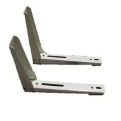 China Custom Steel Air Conditioner Brackets Heavy Duty 200kg Load Capacity Powder Coated for sale