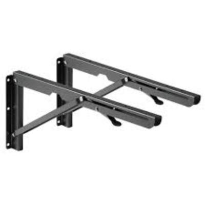 China Custom Steel Wall Mounted Shelf Brackets Heavy Duty Load Capacity 100kg for Industrial Use for sale
