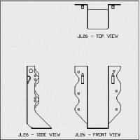 China ISO9001 Certified Galvanized Steel Joist Hanger 150mm for Structural Support for sale