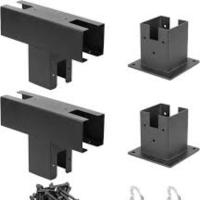 China Customized Steel Pergola Brackets Kit 0.4-3mm Thickness for Outdoor Construction for sale