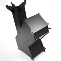 China Custom Black Carbon Steel Wood Burning Rocket Stove Flat Pack 80,000sqm Factory for sale