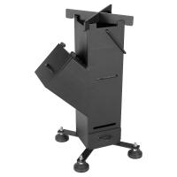 China Custom Black Carbon Steel Wood Burning Rocket Stove Flat Pack 80,000sqm Factory for sale