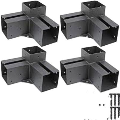 China Custom Steel Pergola Brackets Kit for Air Conditioner Support Heavy Duty 500kg for sale
