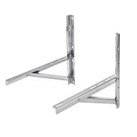 China Custom Steel Air Conditioner Brackets Heavy Duty Load Capacity 200kg Zinc Plated for sale