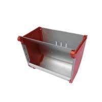 China Custom Powder Coated Steel Stainless Steel Animal Feeder for Farm Breeders 80kg Capacity for sale